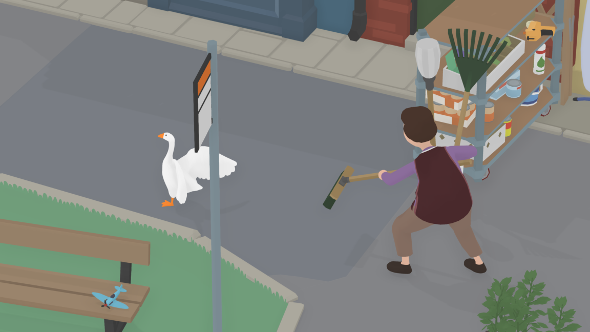 Untitled Goose Game review: HONNNNNNK - Ars Technica
