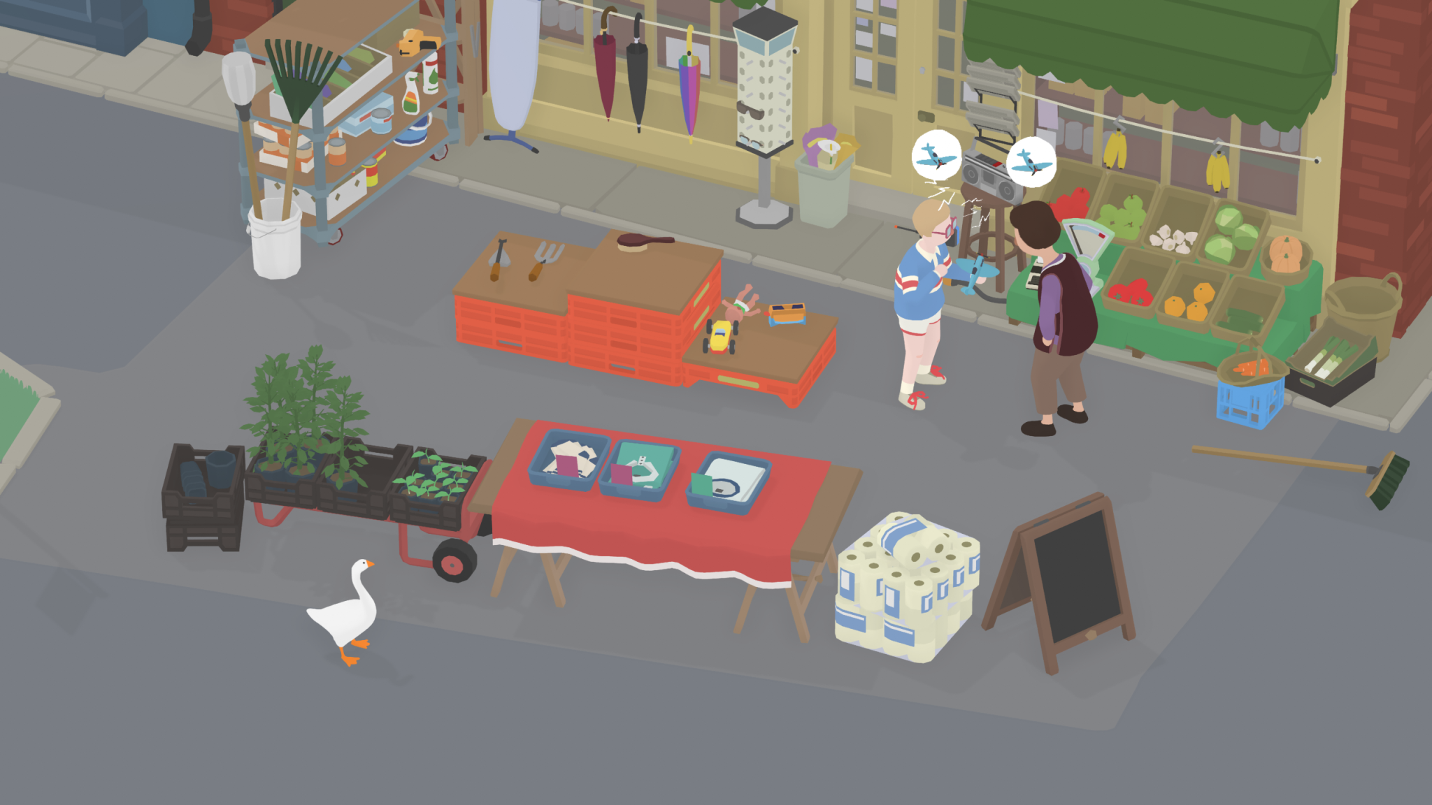 Untitled Goose Game review: HONNNNNNK - Ars Technica