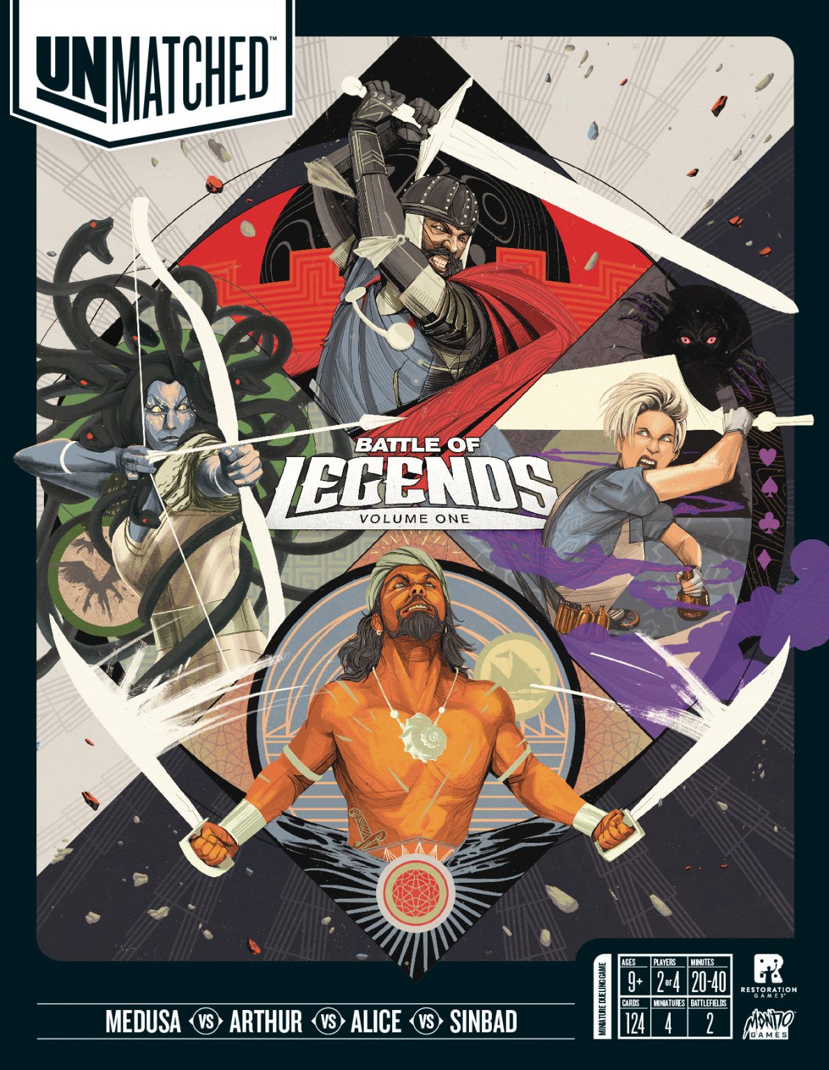 Preview: Unmatched, a deck-battling game where Bruce Lee can fight King ...