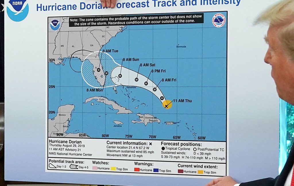 Trump demanded retraction after NWS disputed his false hurricane claim ...