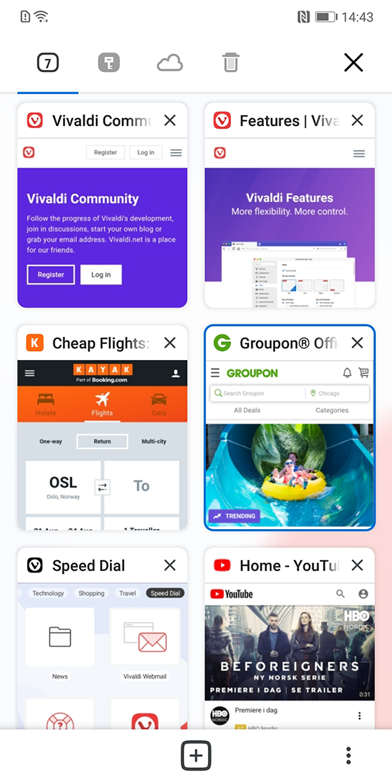 Most mobile browsers display the Web, that’s it—Vivaldi Mobile can ...