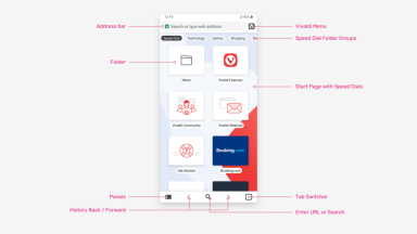 Most mobile browsers display the Web, that’s it—Vivaldi Mobile can ...