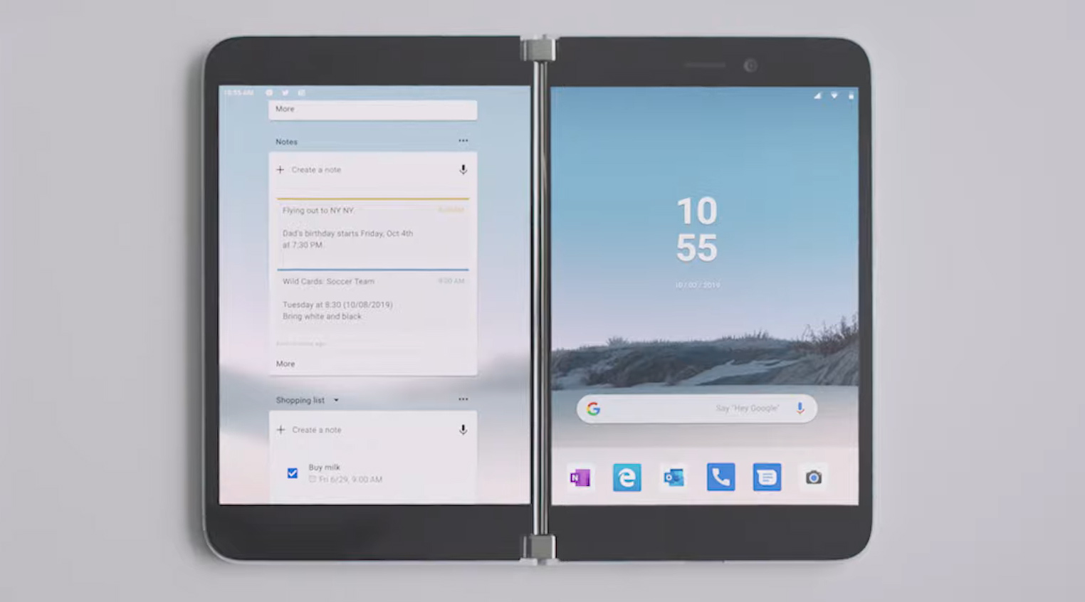 The Surface Phone is real! Microsoft surprises with a dual-screen ...