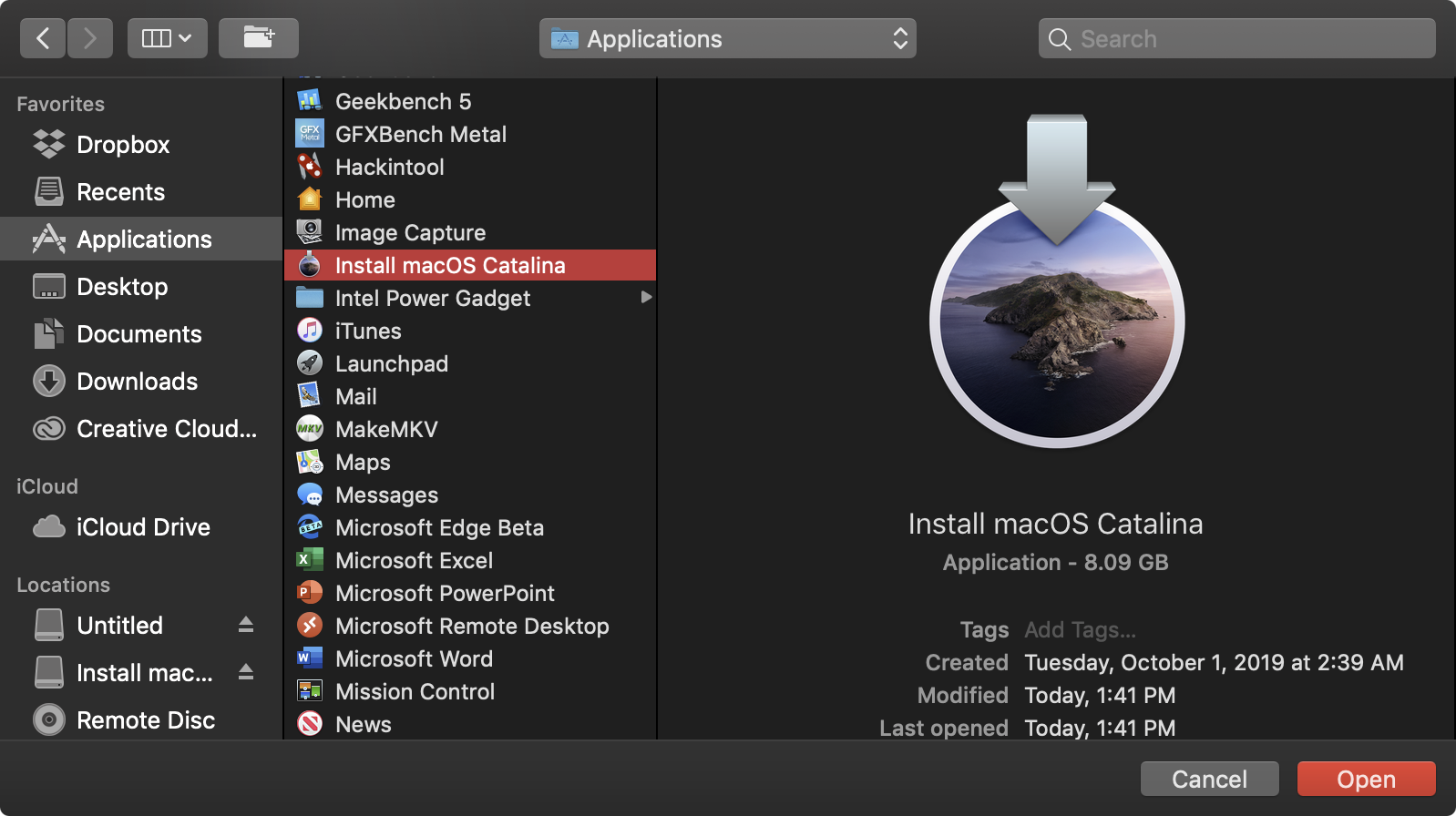 How to make your own bootable macOS 10.15 Catalina USB install drive ...