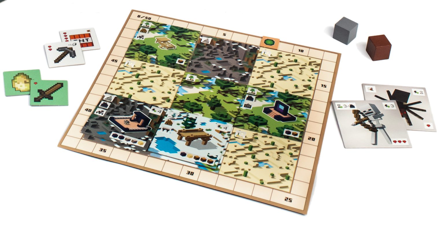Minecraft becomes a board game, and the results are faithful, fantastic ...