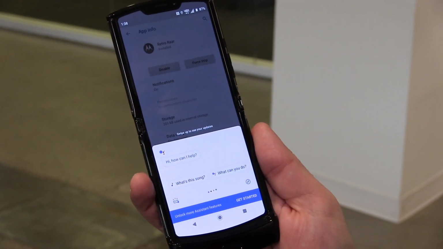 The new Moto Razr is official: A foldable smartphone with no display ...