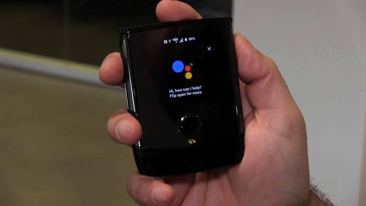 The new Moto Razr is official: A foldable smartphone with no display ...