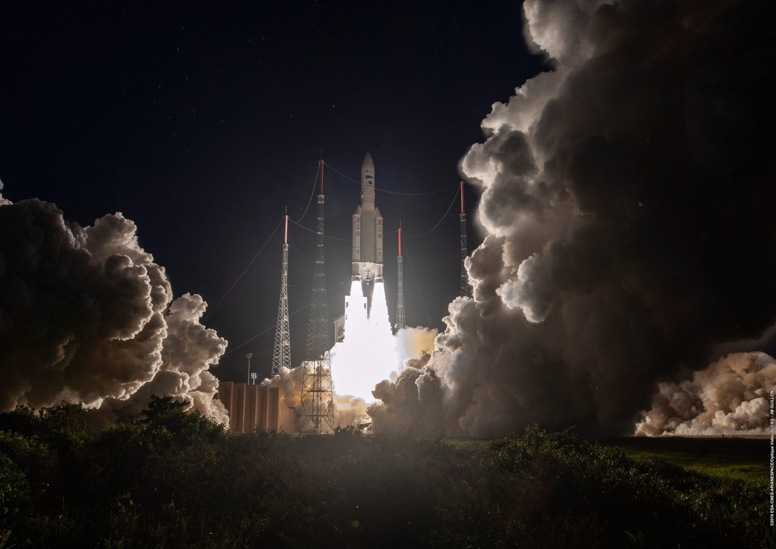 An Ariane rocket launches for the 250th time—the views were jawdropping ...