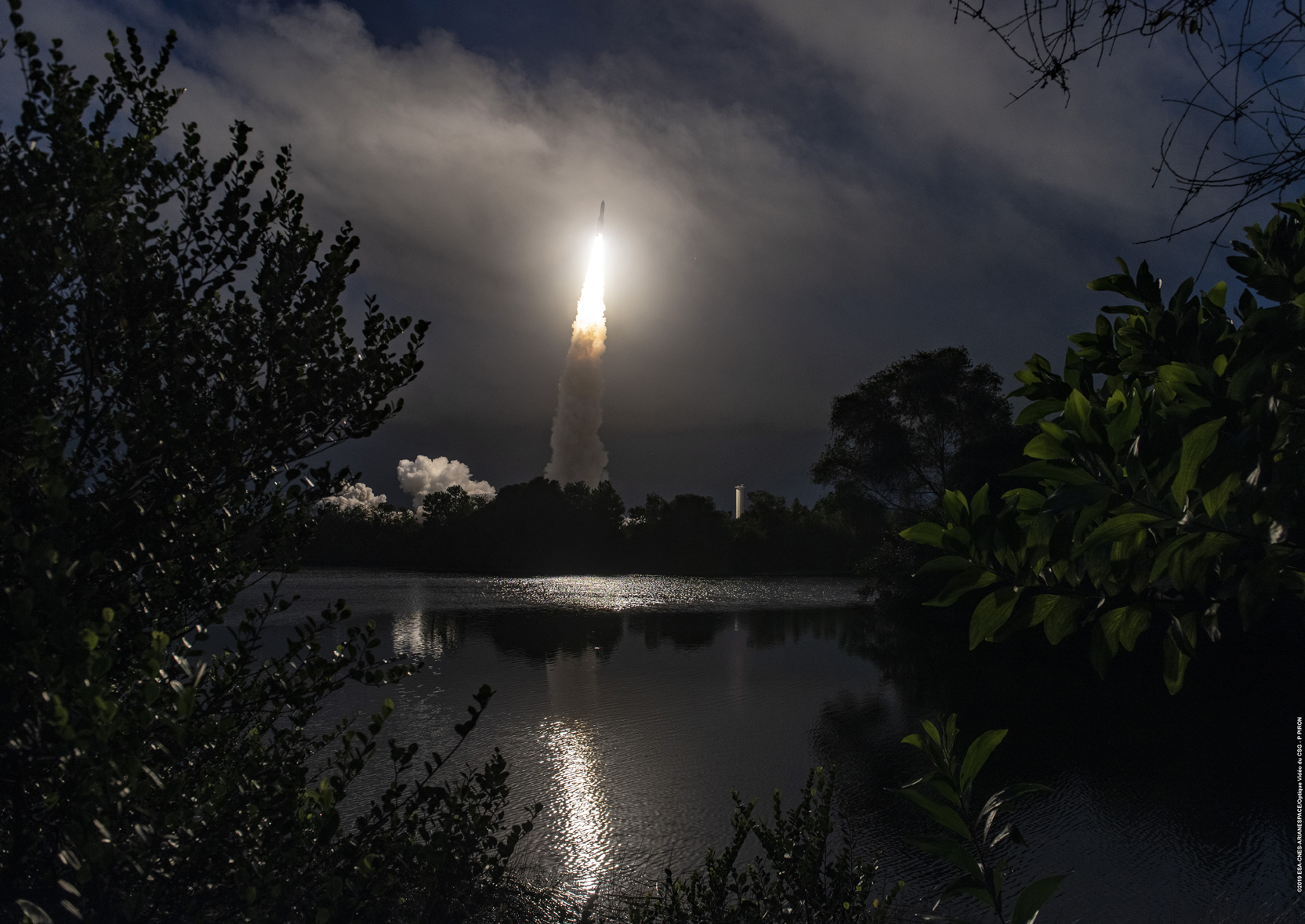 An Ariane rocket launches for the 250th time—the views were jawdropping ...
