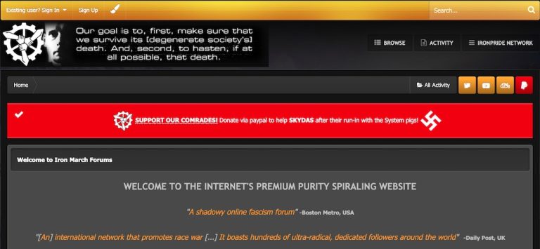 Members of violent white supremacist website exposed in massive data ...