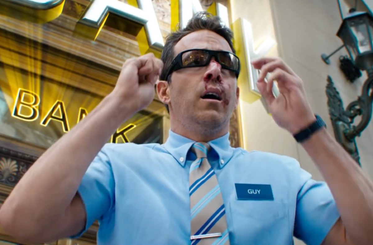 A nebbishy bank teller discovers he’s trapped in a video game in Free ...