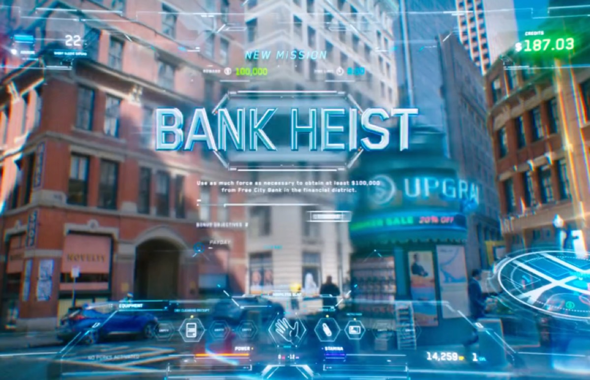 A nebbishy bank teller discovers he’s trapped in a video game in Free ...