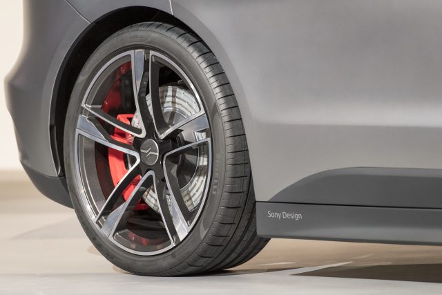 Sony Stuns Ces With An Electric Show Car The Vision S Ars Technica