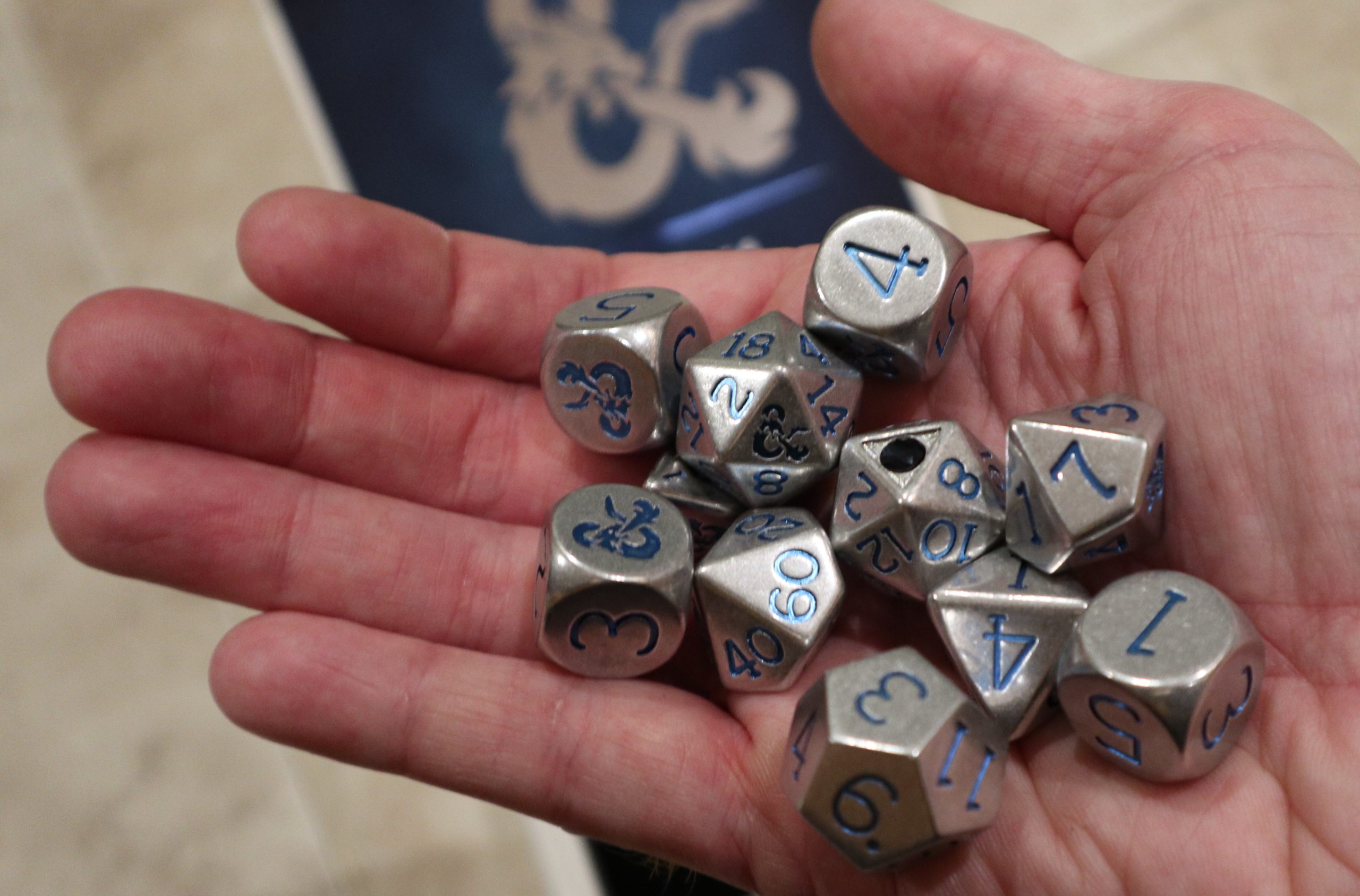 Here’s what a $300 set of official, sapphire-loaded D&D dice looks like ...