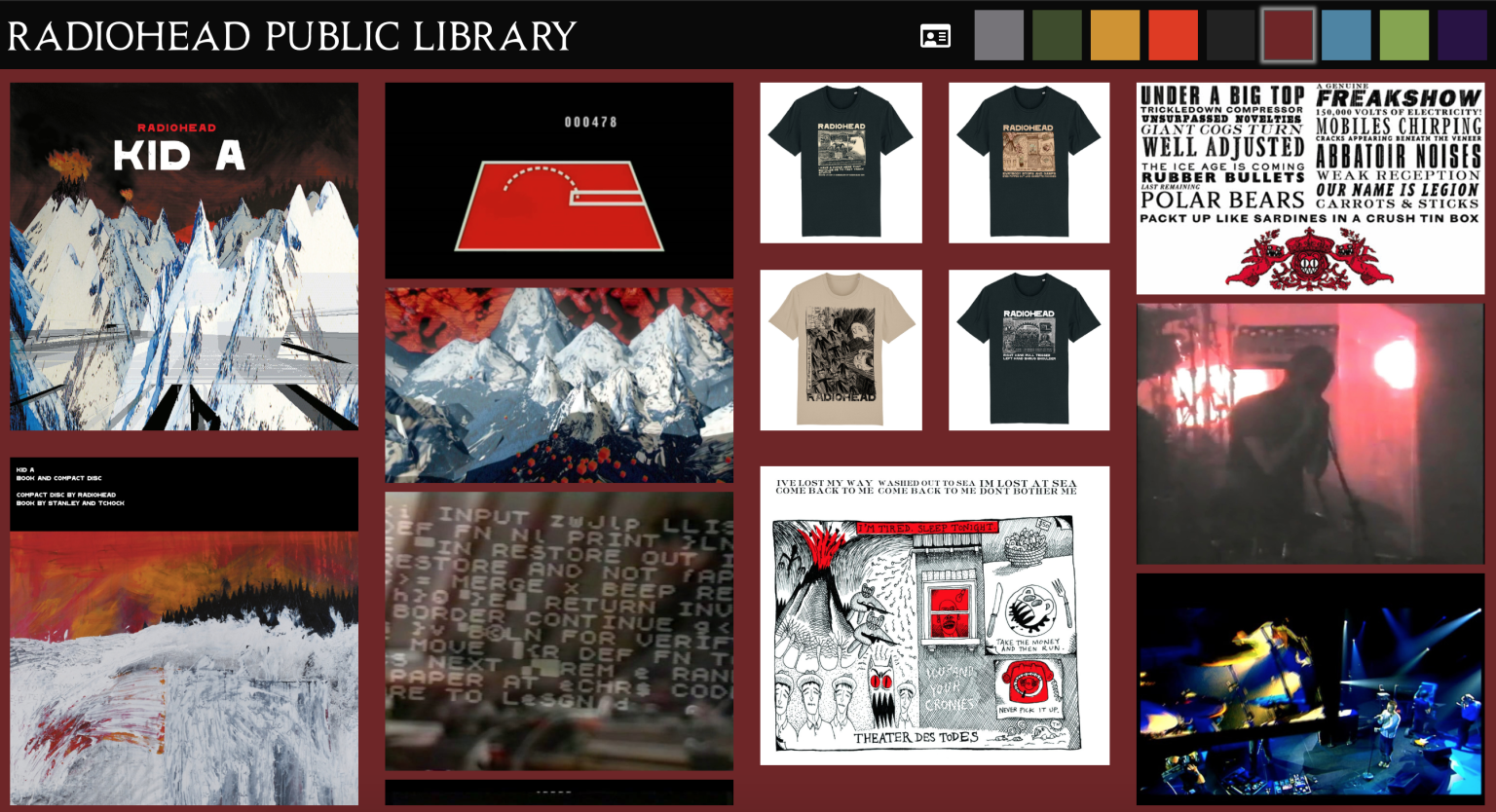 Radiohead.com unveils “The Radiohead Library,” an official band ...
