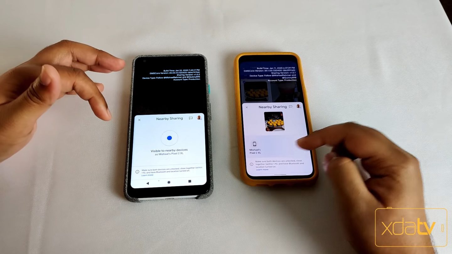 Google’s upcoming Airdrop clone gets an early demo on video - Ars Technica