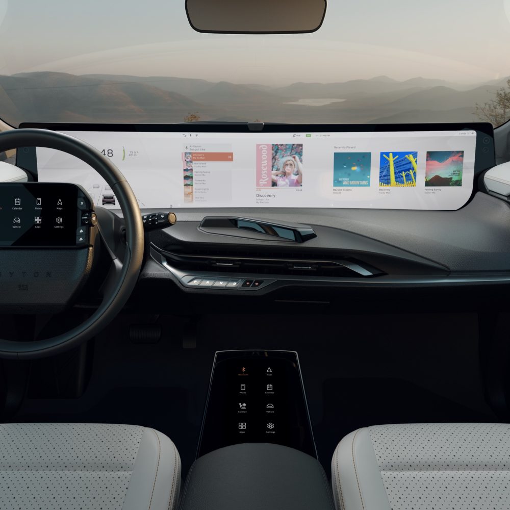 Byton is putting a 48-inch screen in its new EV, and it has content ...