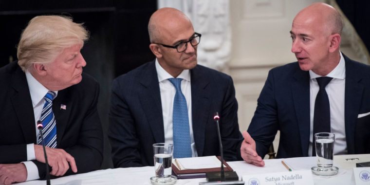 Amazon asks court to block US/Microsoft contract because of Trump ...