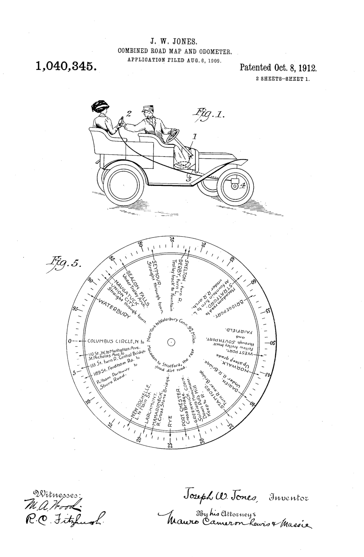 Turn-by-turntables: How drivers got from point A to point B in the ...