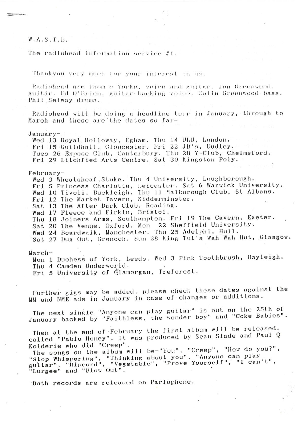 Radiohead.com unveils “The Radiohead Library,” an official band ...