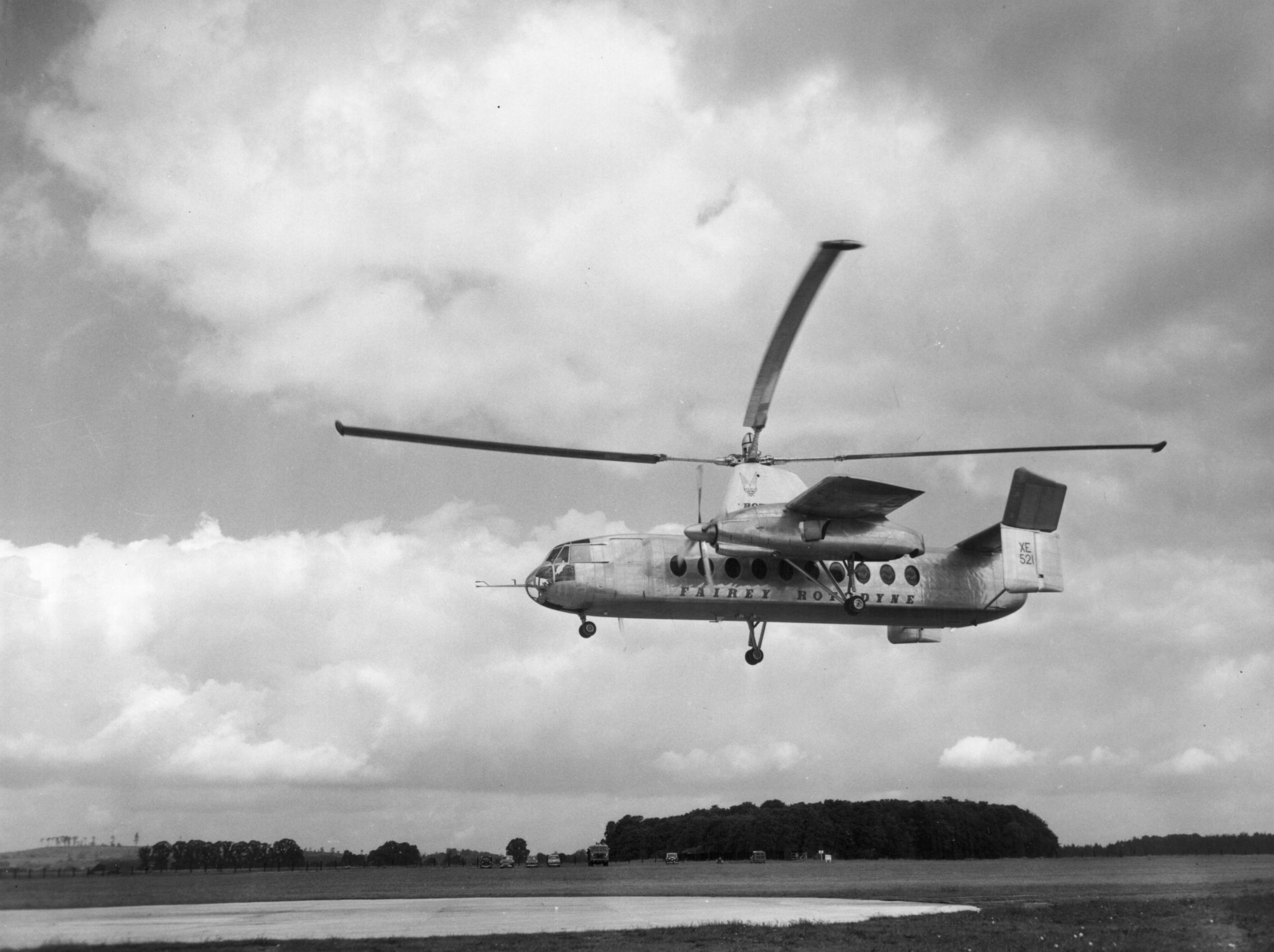 The Fairey Rotodyne, the vertical takeoff and landing airliner time ...