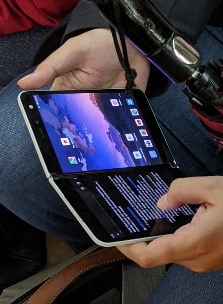 Microsoft’s first-ever Android Phone, the Surface Duo, spotted in the ...