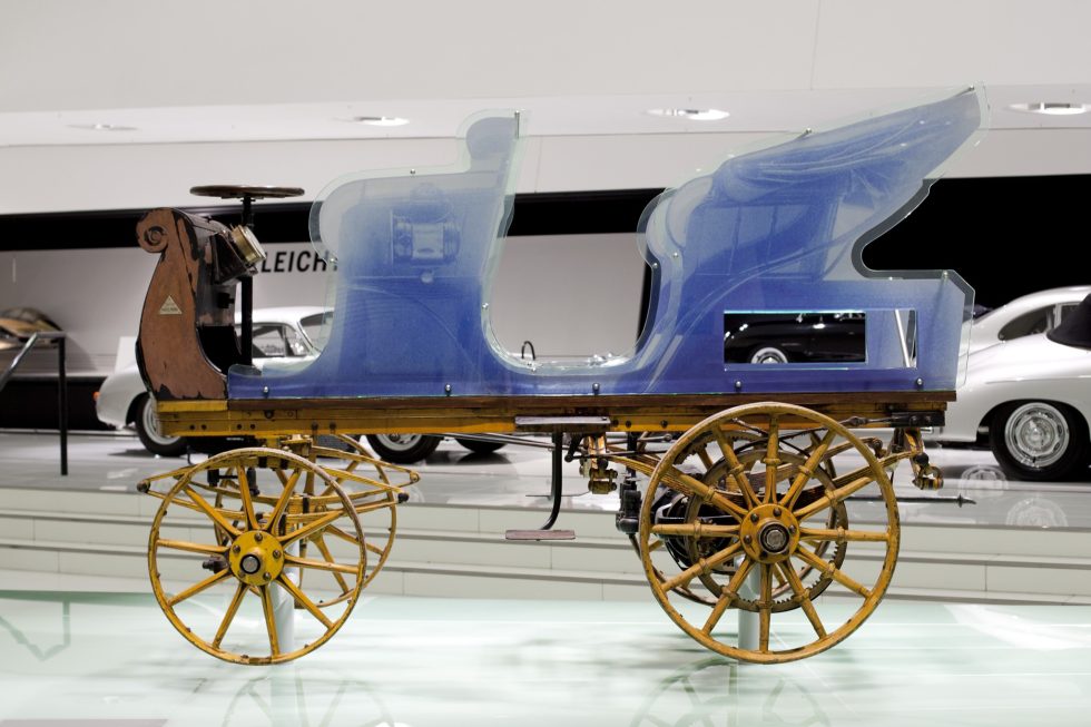 Check out the first-ever electric car designed by Porsche, the 1898 P1 ...