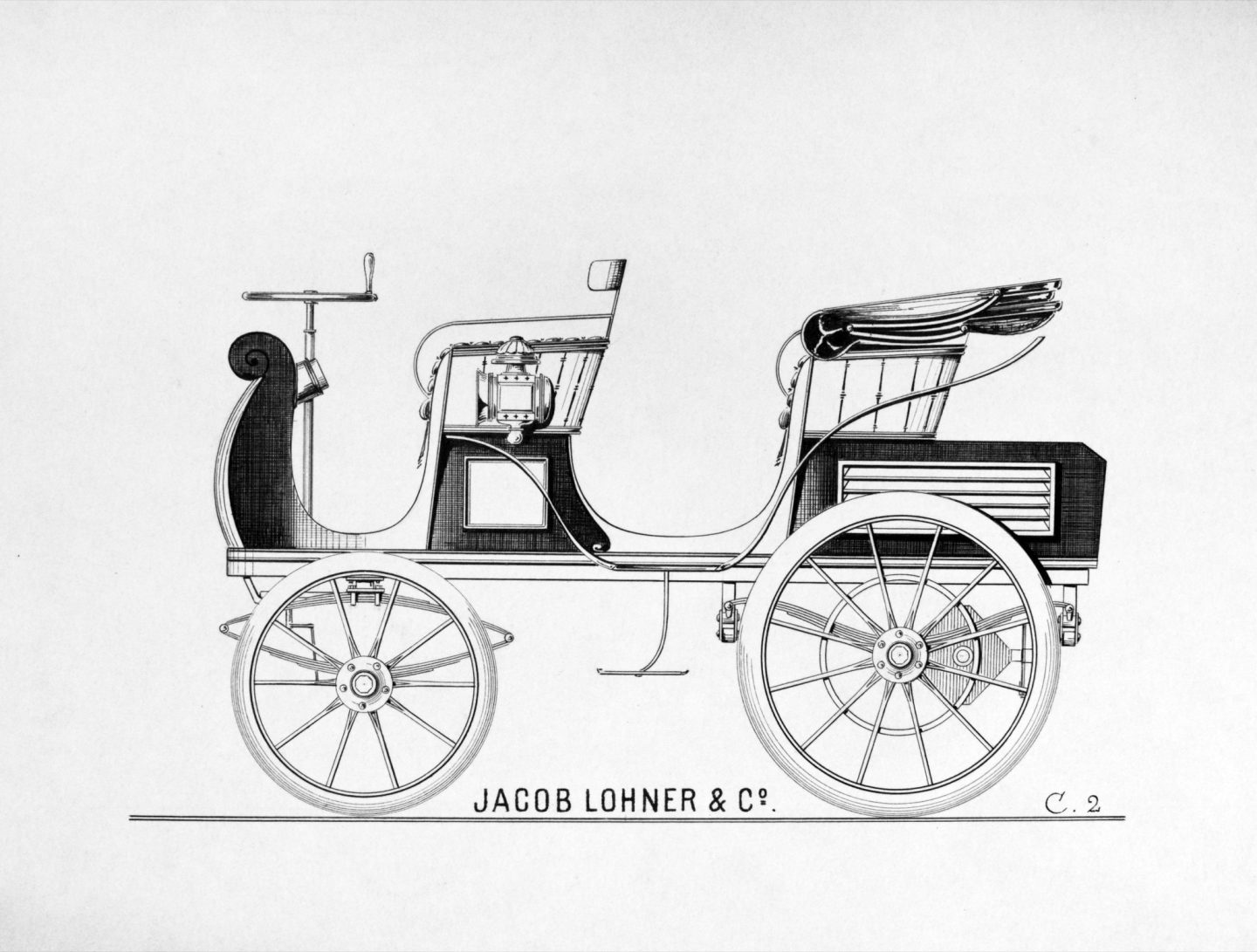 Check out the first-ever electric car designed by Porsche, the 1898 P1 ...