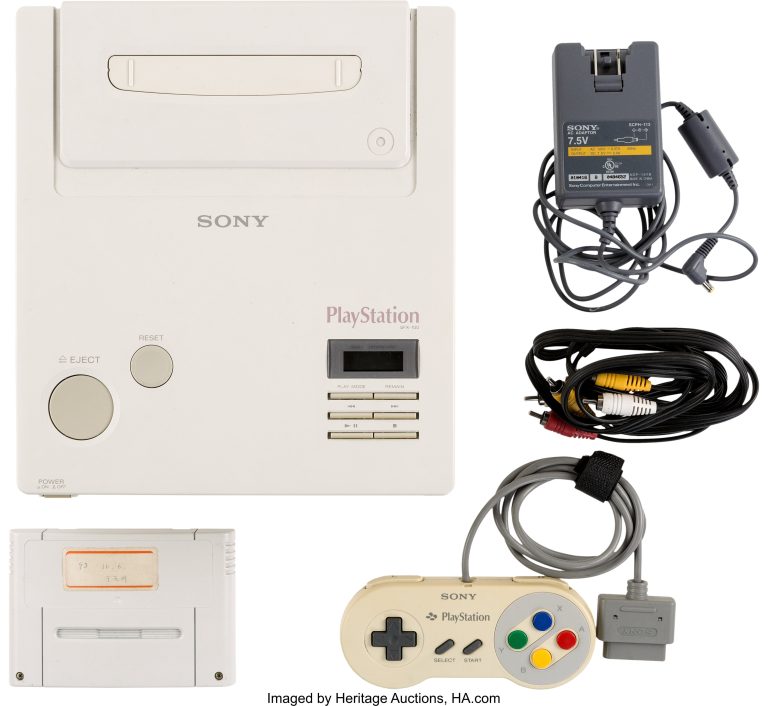The world’s only known Nintendo PlayStation has sold for $300,000 ...