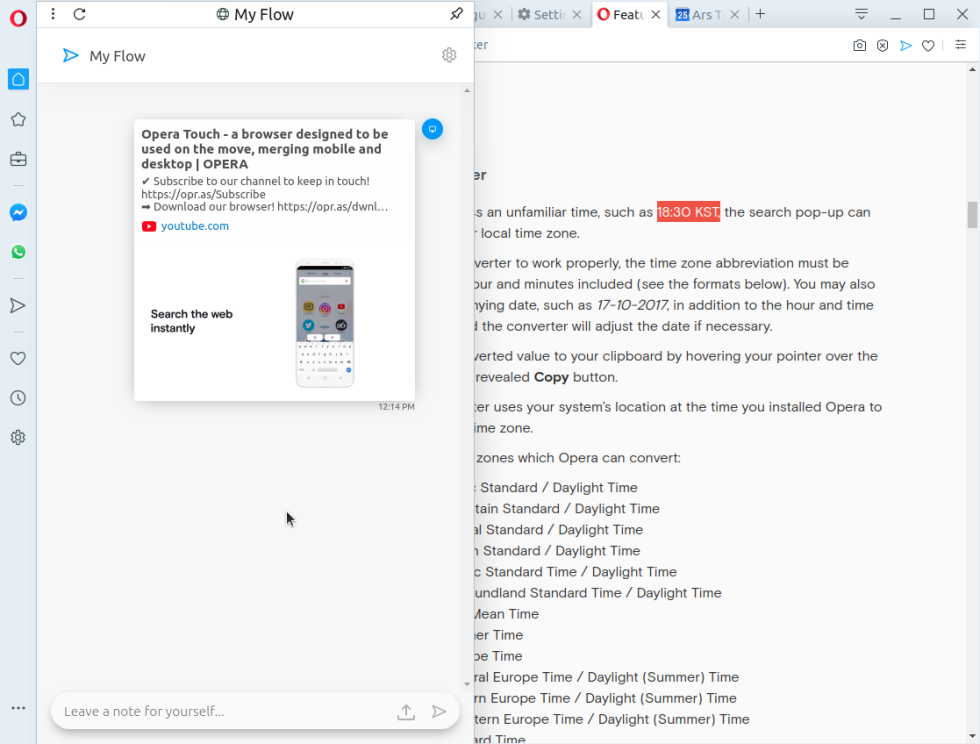 Ars takes the new Opera R2020 browser for a spin - Ars Technica