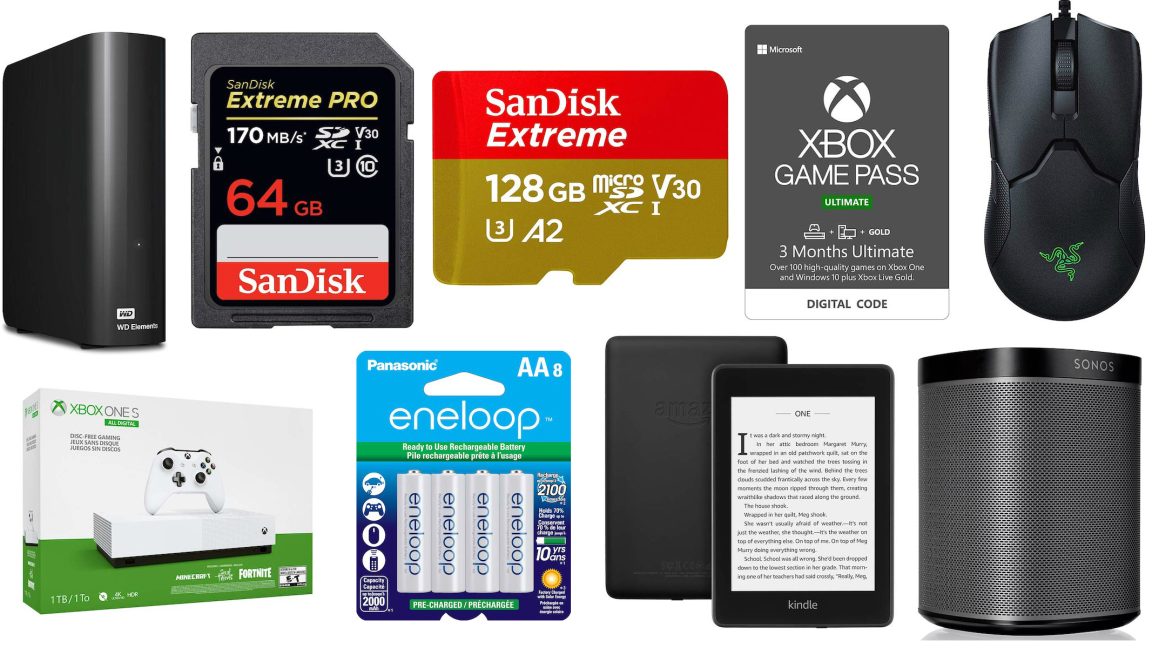 A bunch of microSD cards and hard drives are on sale at Amazon today ...