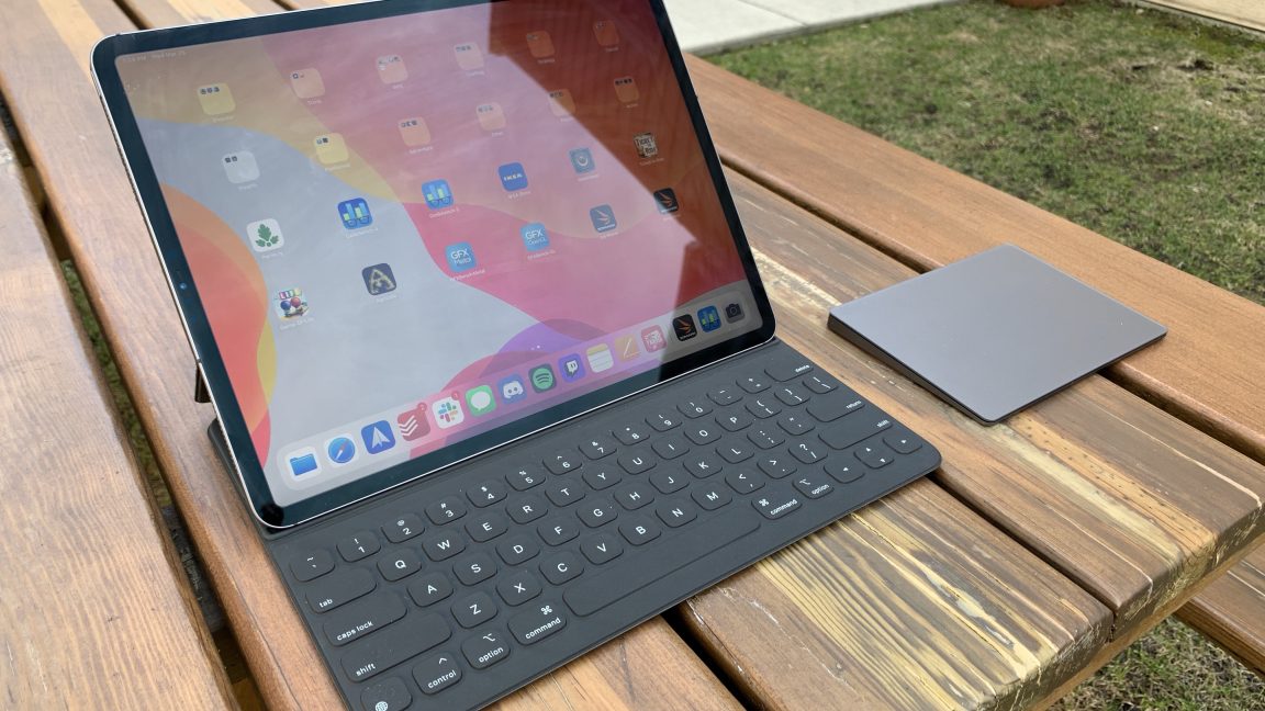 Trackpad with ipad store