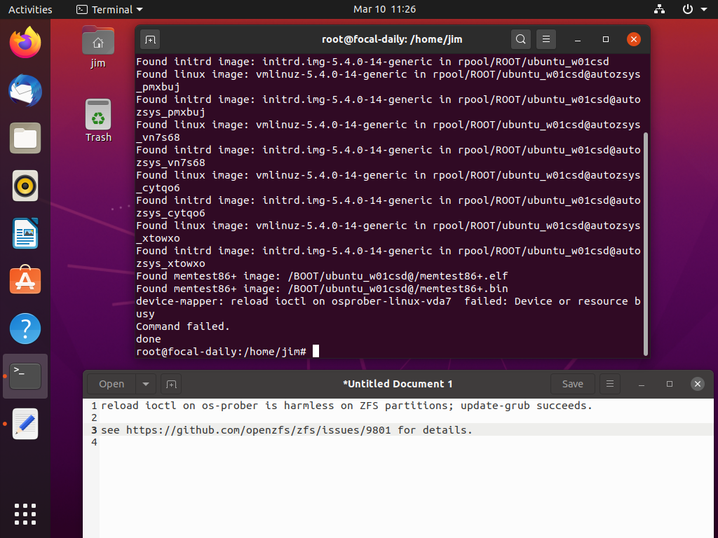 Ubuntu 20.04’s zsys adds ZFS snapshots to package management [Updated] - Ars Technica