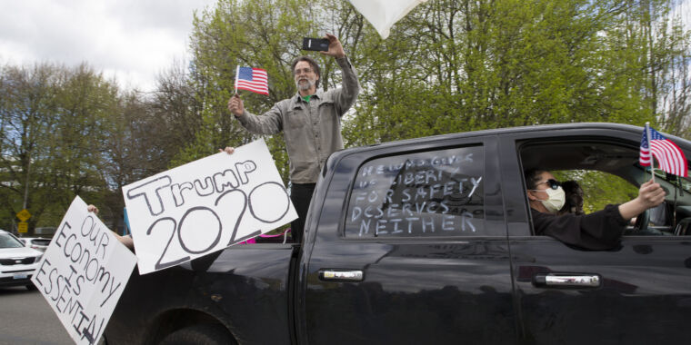 Facebook takes down event pages for several anti-quarantine protests ...