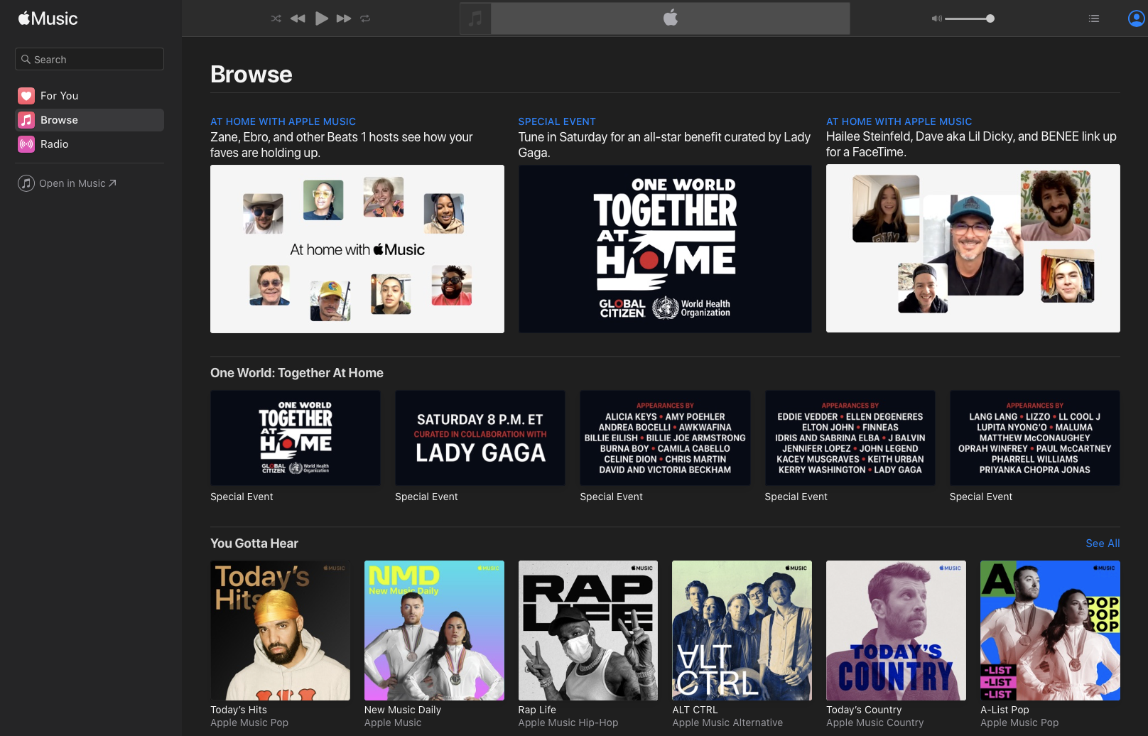 The Web-based version of Apple Music has officially launched - Ars Technica