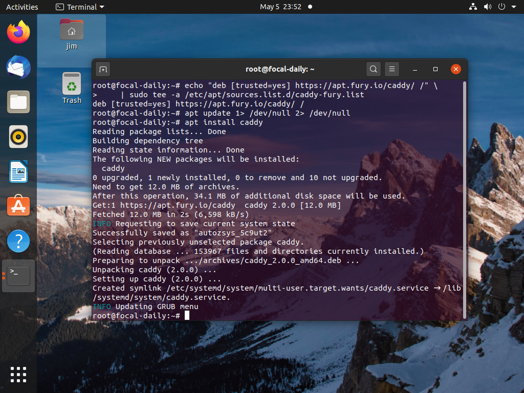 Caddy offers TLS, HTTPS, and more in one dependency-free Go Web server ...