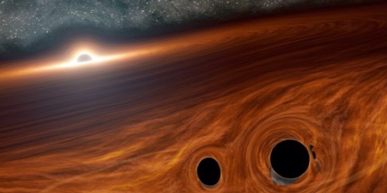 Astronomers think this black hole collision may have exploded with ...