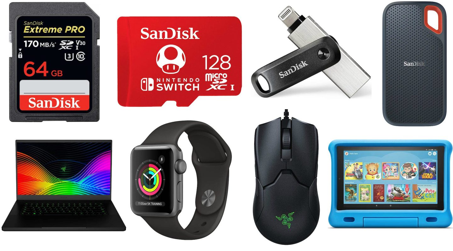 A bunch of microSD cards and other storage devices are on sale today ...