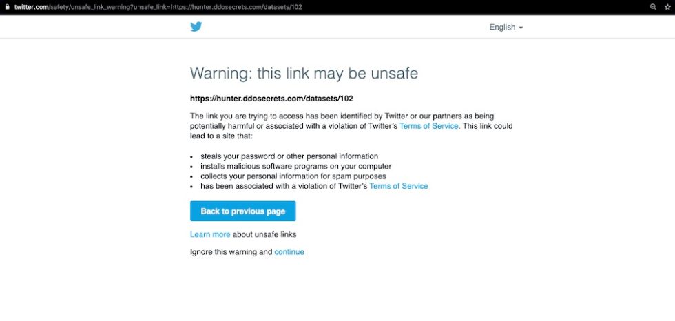 Twitter terminates DDoSecrets, falsely claims it may infect visitors ...