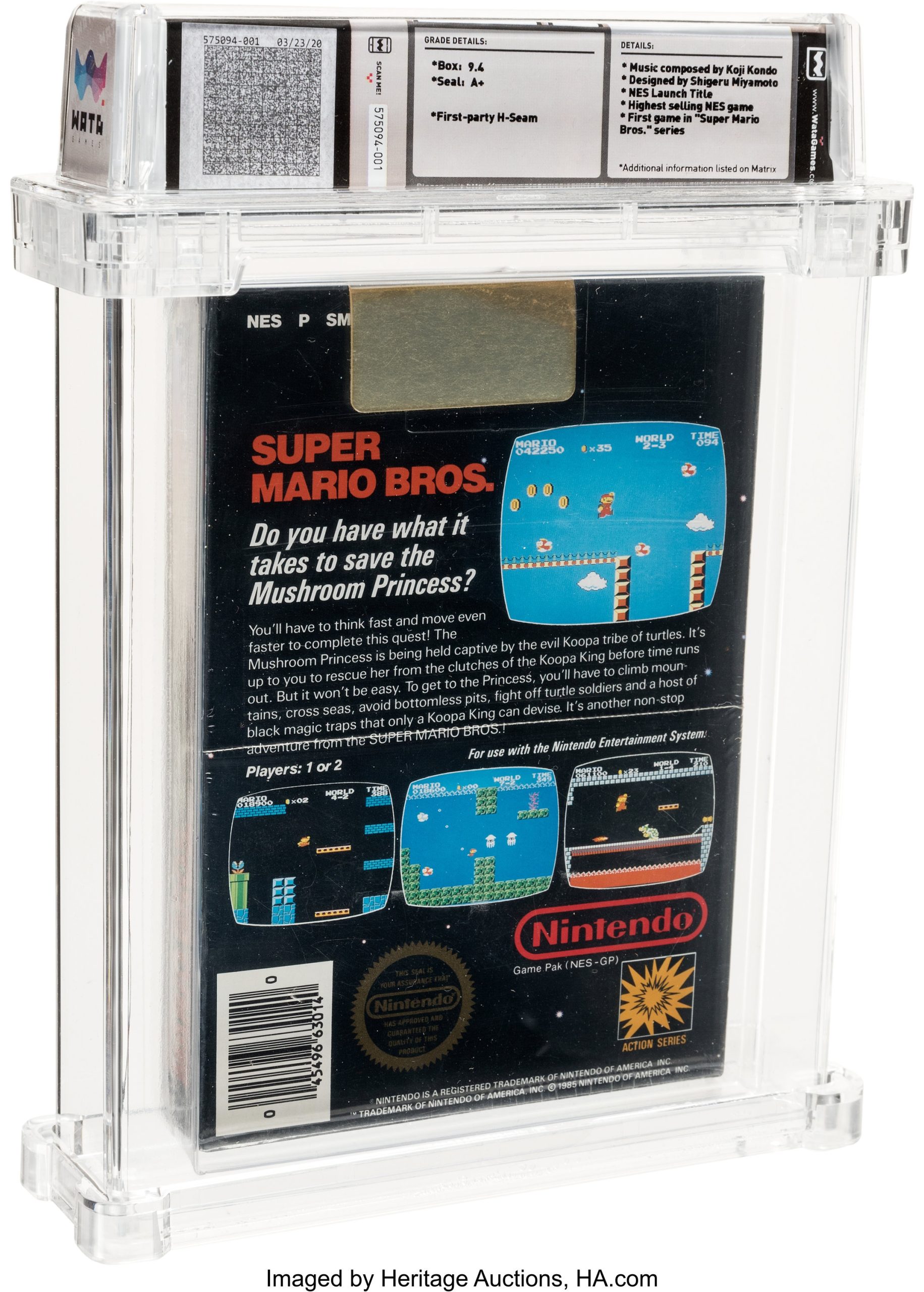 Super mario bros nes value store