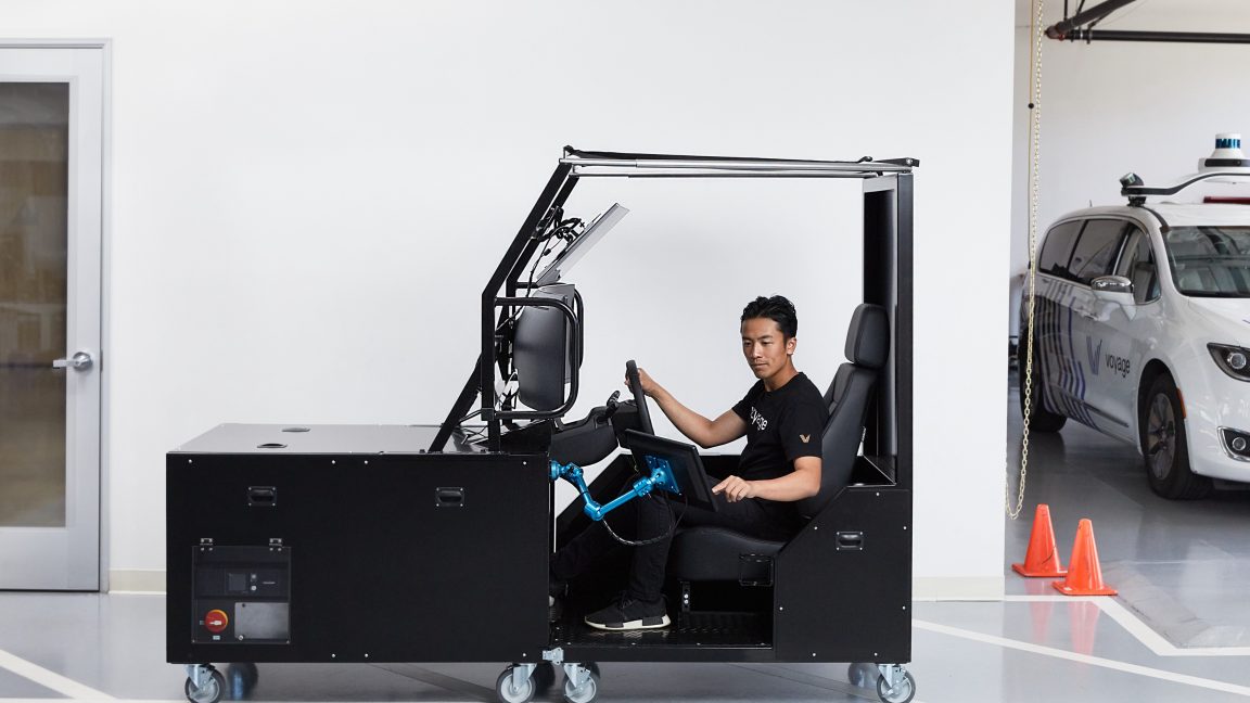 This self-driving startup built a “car without wheels” for remote ...