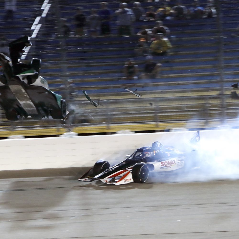 IndyCar’s Aeroscreen gets first real test, saves lives at Iowa race ...