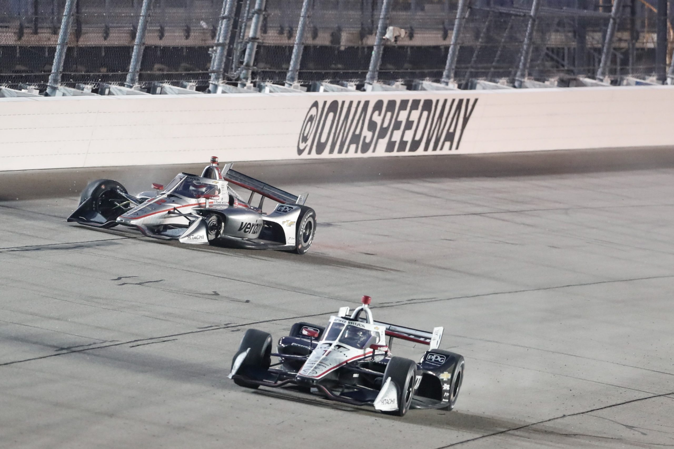 IndyCar’s Aeroscreen gets first real test, saves lives at Iowa race ...
