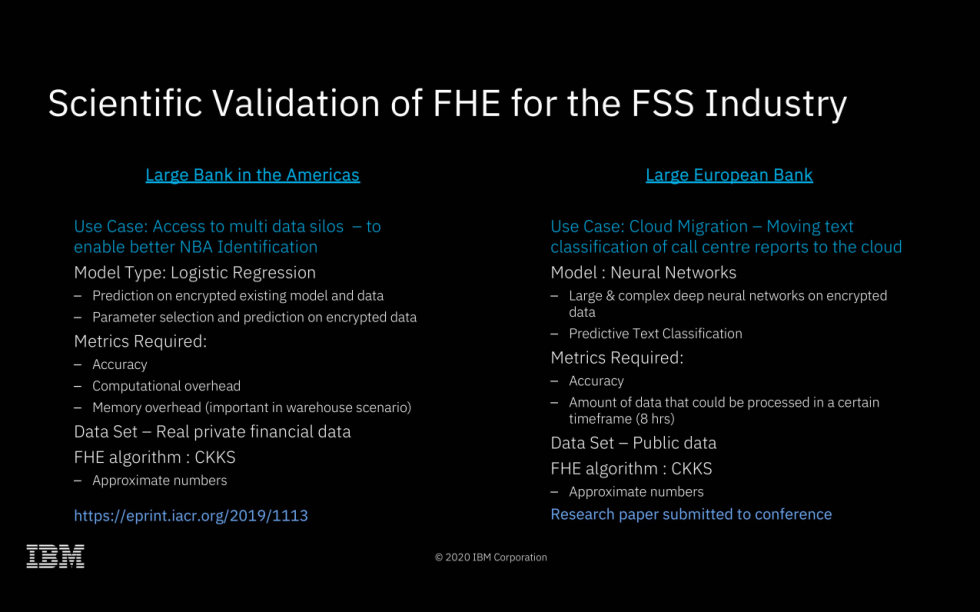 IBM completes successful field trials on Fully Homomorphic Encryption ...