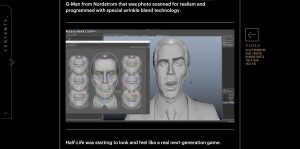 Screenshot from interactive documentary The Final Hours of Half-Life: Alyx.