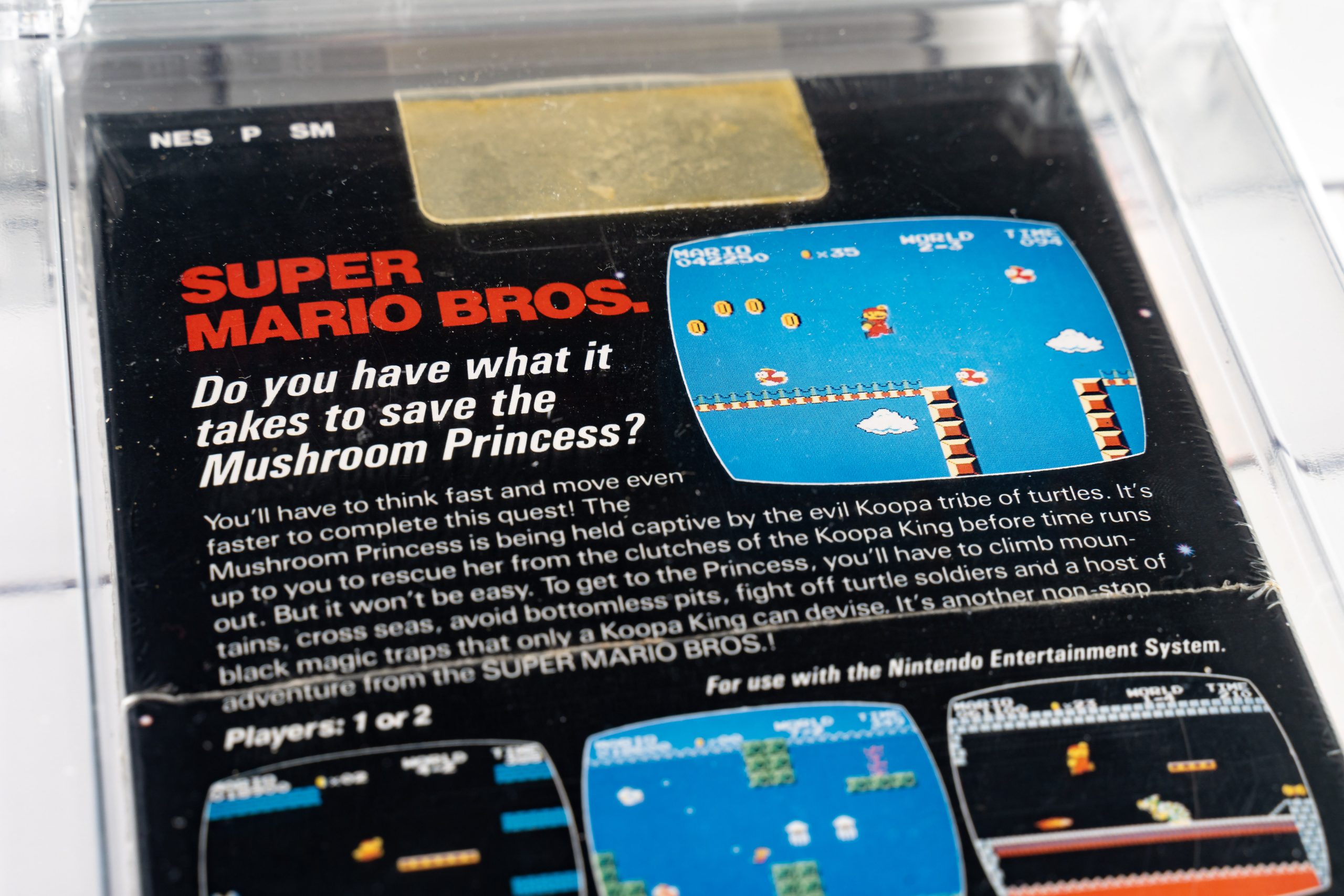 Investment platform pays record $140,000 for sealed Super Mario Bros ...