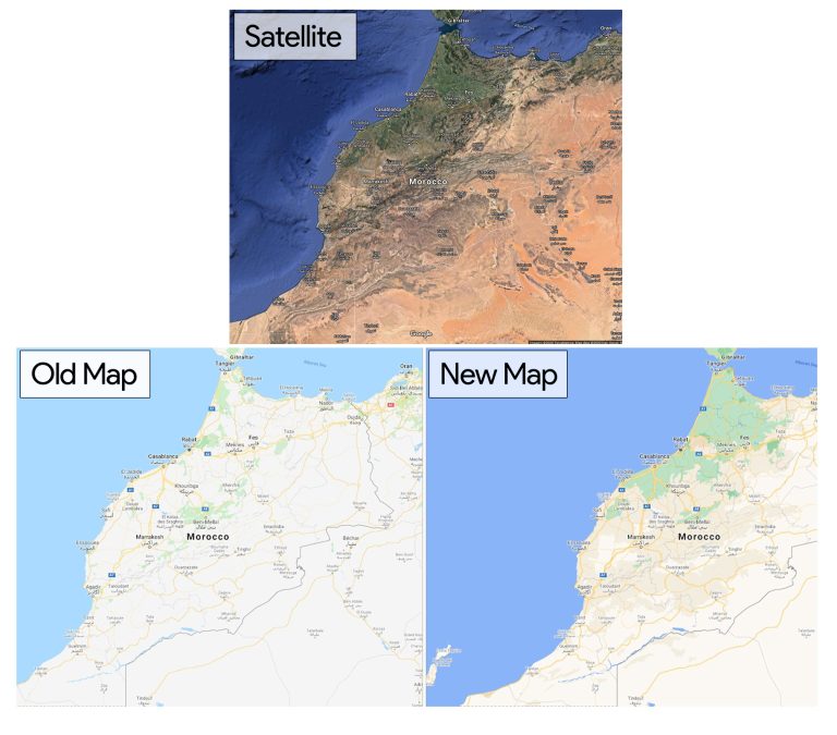 Google Maps gets “more detailed, colorful map” - Ars Technica