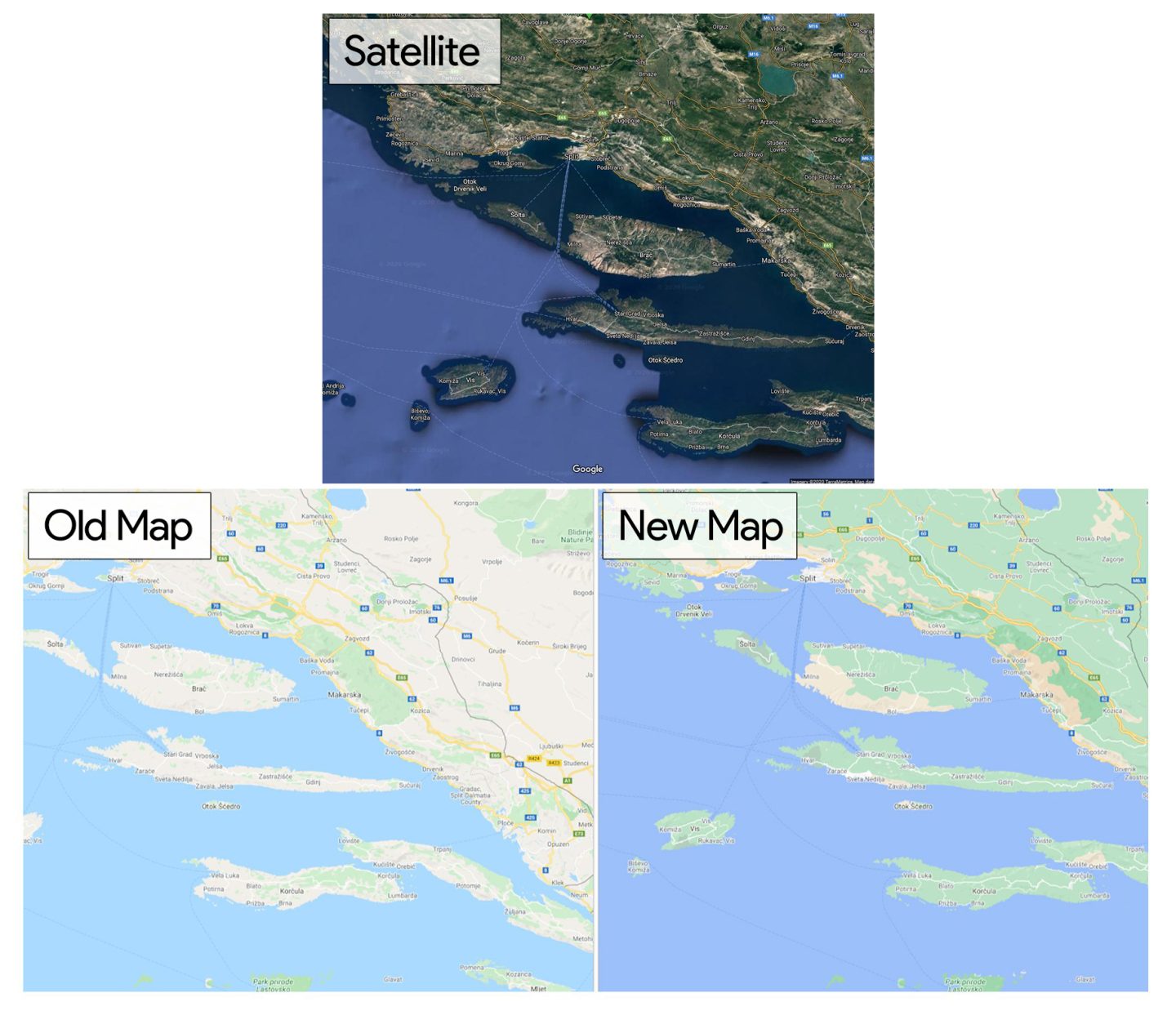 Google Maps gets “more detailed, colorful map” - Ars Technica