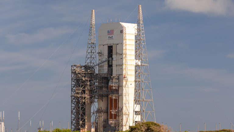 The big Delta IV Heavy rocket will try to loft a classified mission ...