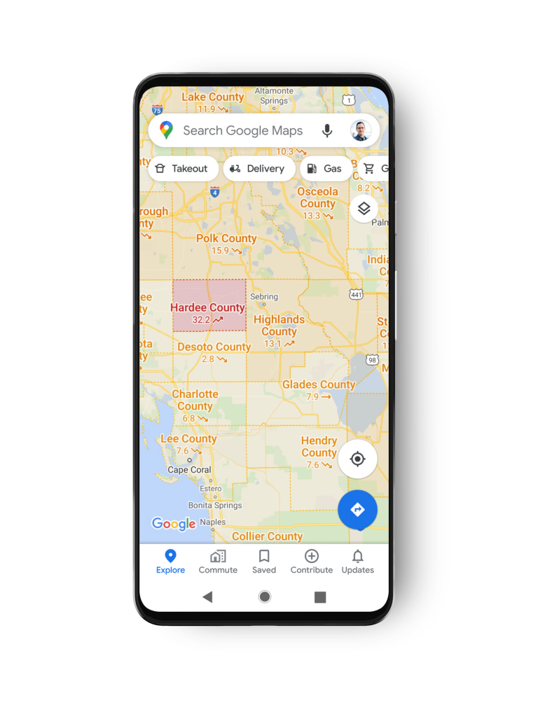 Google Maps gets a COVID-19 layer - Ars Technica